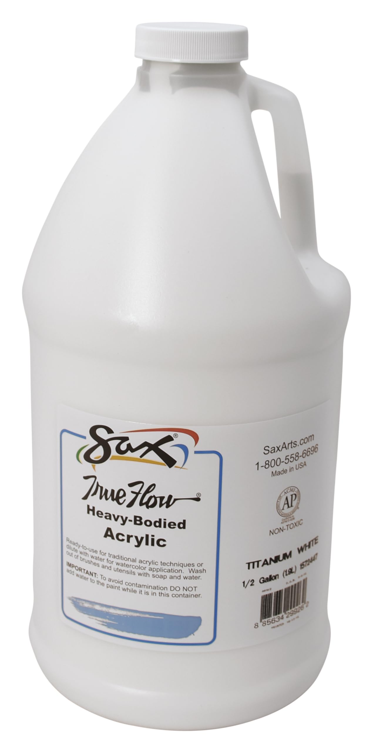 Sax PAINT ACRYLIC HB TITANIUM WHITE 1/2 GALLON for sale | Las Vegas, NV ...