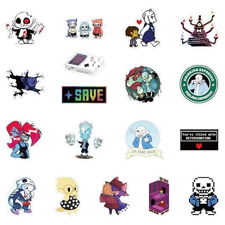 Mua Undertale Stickers Pack| 50pcs Sans Undertale Viny Waterproof ...