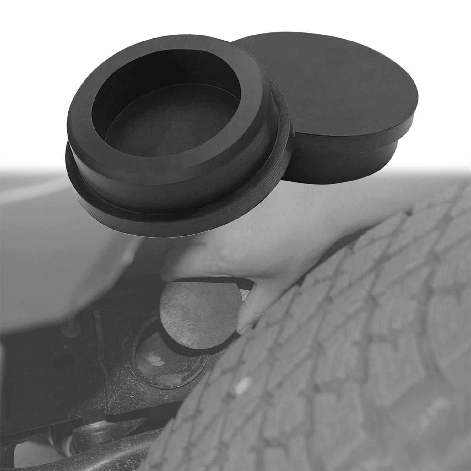 Jeep Wrangler Frame Hole Cover Plugs Tube Hole Cover Rubber Keep out ...