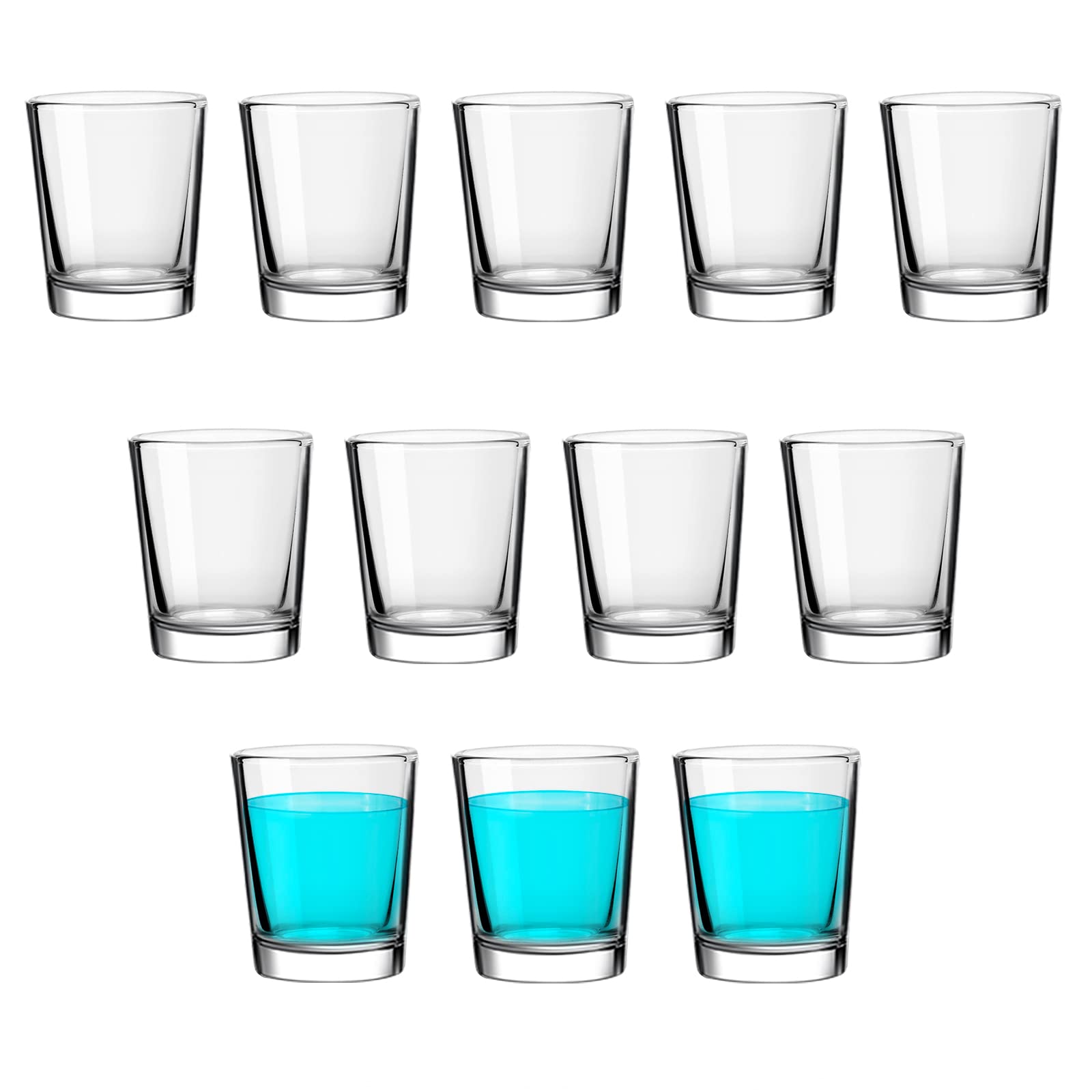 Shot Glass,0.8 oz Mini Shot Glasses with Heavy Base,Small Shot Glass ...