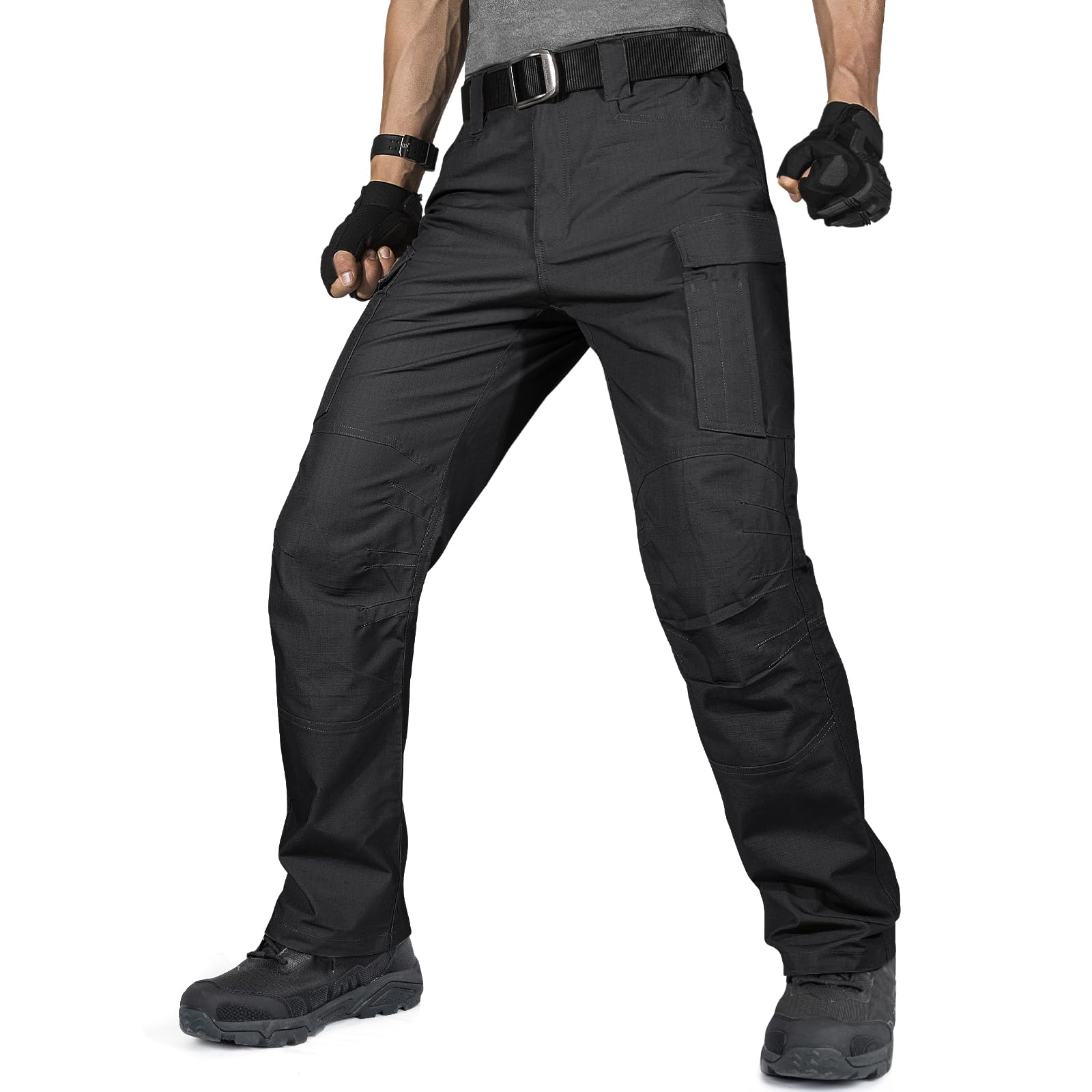 FREE SOLDIER Mens Cargo Pants Lightweight Work Pants for Men Water ...