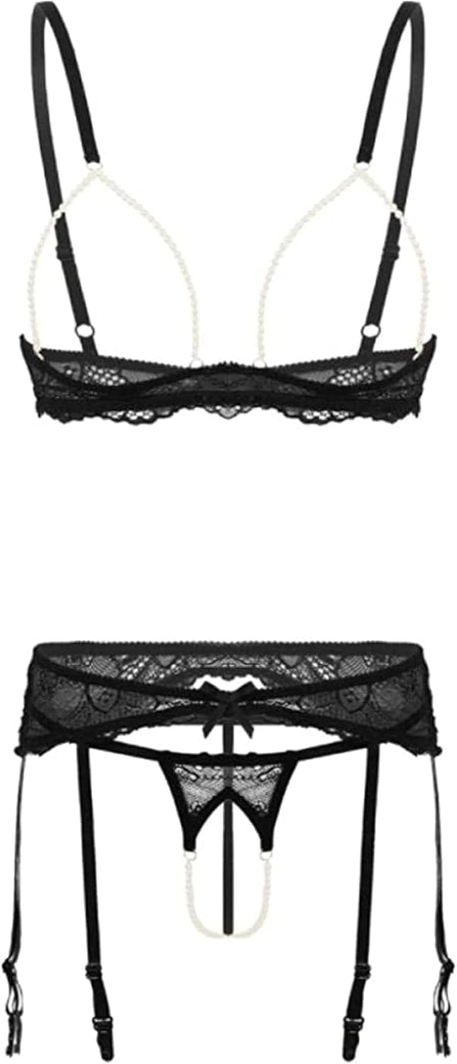 KSDFIUHAG Ligas Y Ligueros para Mujer Lencería Sexy para Mujer, Lencería Erótica, Traje De ...