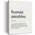 Amazon.com: LEXSIVO Human Sunshine Definition Print Canvas Wall Art ...