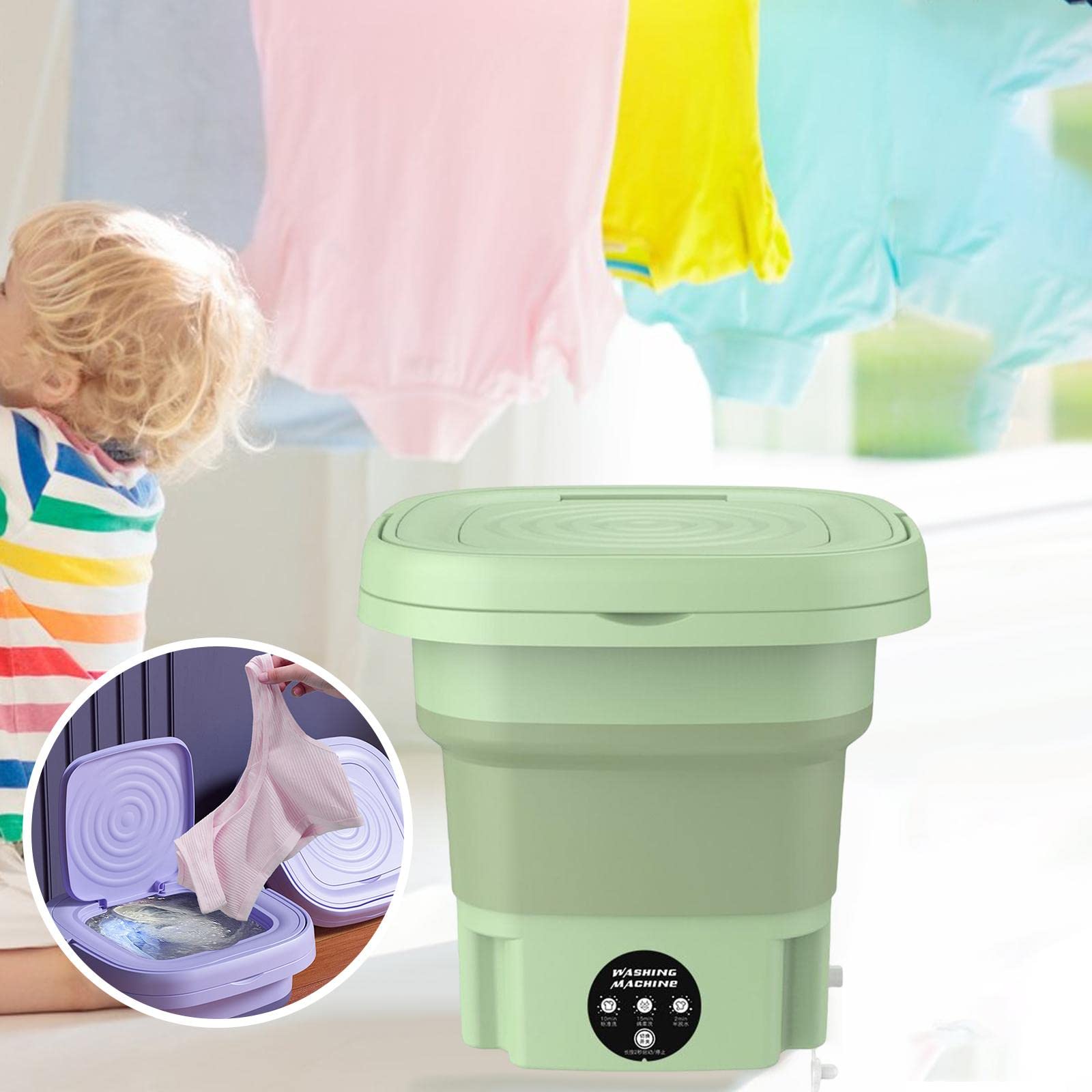 Mua Folpus Mini Washing Machine with Dehydration Function, Small ...
