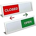 Amazon.com : Open Closed Sign, Open Signs Privacy Slide Door Sign ...