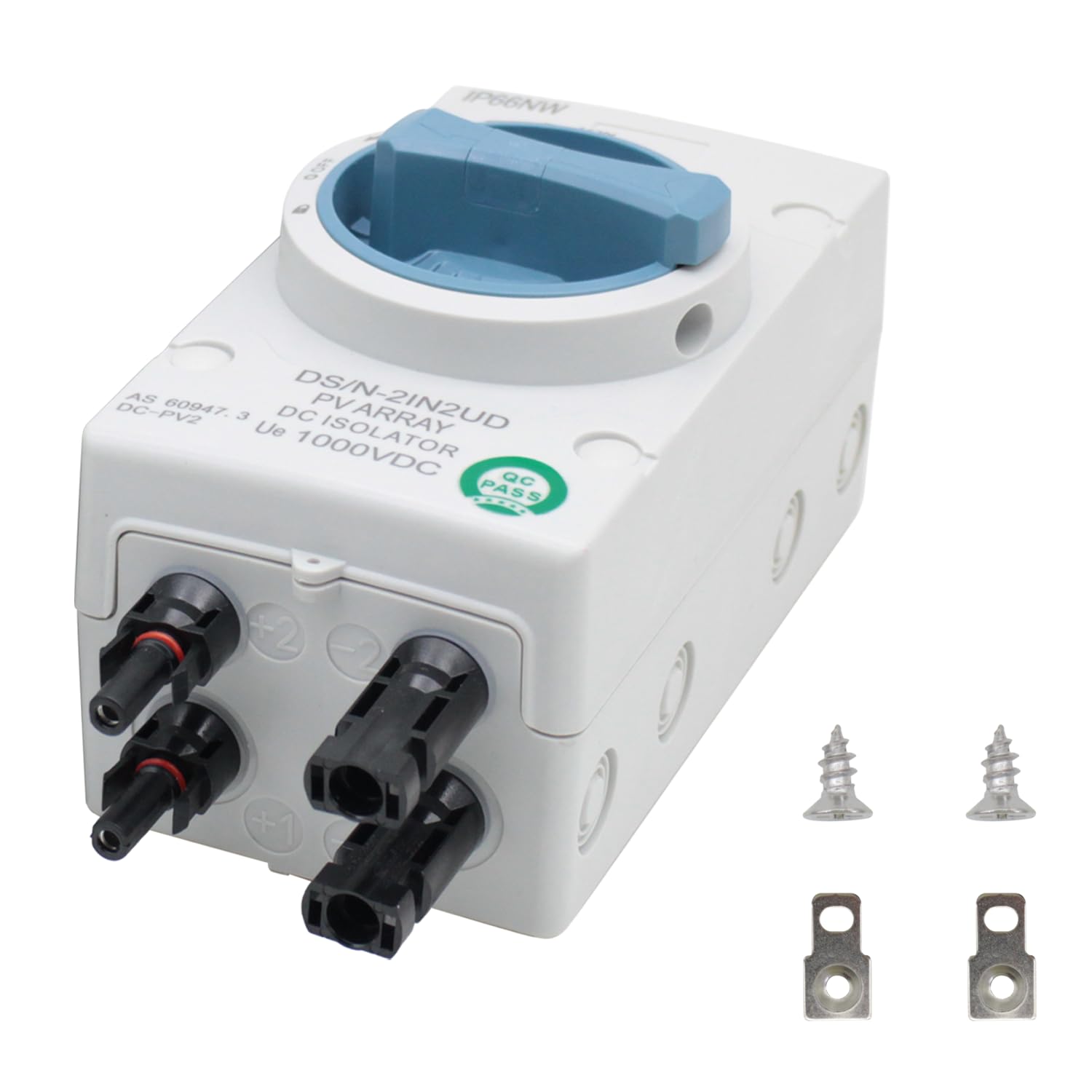 TOMSHIELE Anti-UV Solar Circuit Isolator Box 1000V IP66 The 4-Pole 32A ...