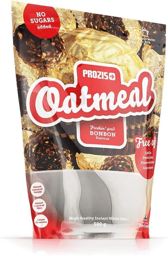 Prozis Oatmeal Avena Integrale, 500 g, Bonbon: Amazon.it: Salute e cura ...