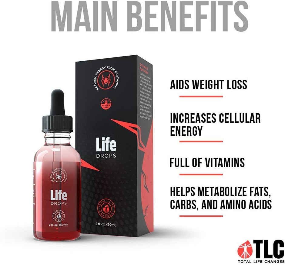 TLC IASO Life Drops Energy Booster: Cellular Metabolism Energy ...