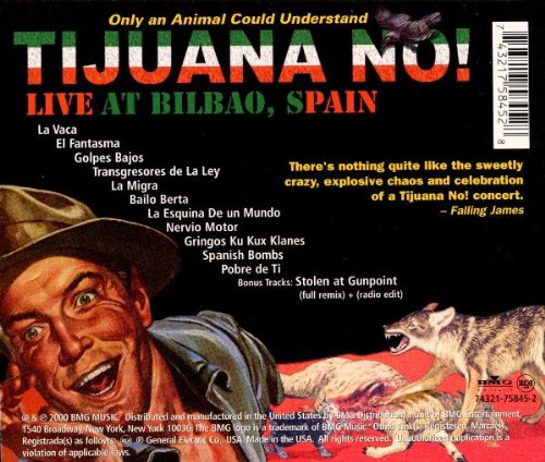 Disco de Tijuana No: «Live at Bilbao»