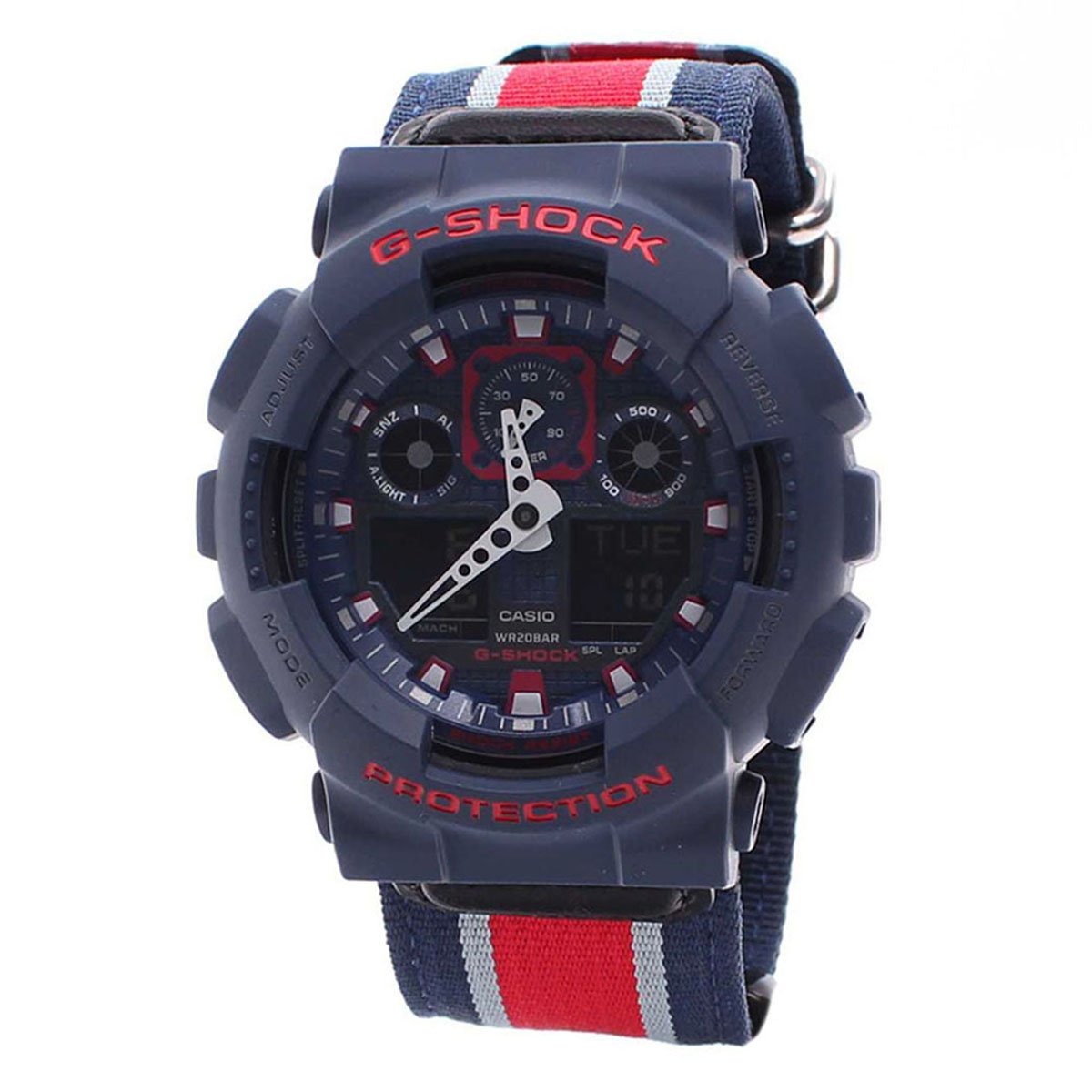Buy Casio G Shock Magnetic Resistant Cloth Band GA-100MC-2A (G472 ...