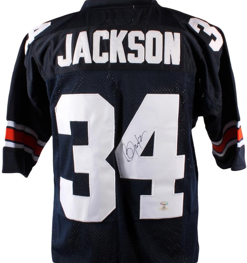 Bo Jackson Signed Jersey - Auburn Tigers - SM Holo - Autographed ...