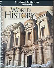 World History Student Activities Answer Key ~ 4th Edition: Bob Jones ...