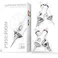 Amazon.com: POSEIDON Professional Tattoo Cartridges Needles 50-Pack ...