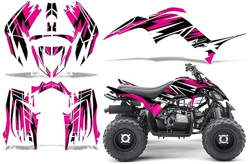 AMR Racing ATV Graphics kit Sticker Decal Compatible with Yamaha Raptor ...