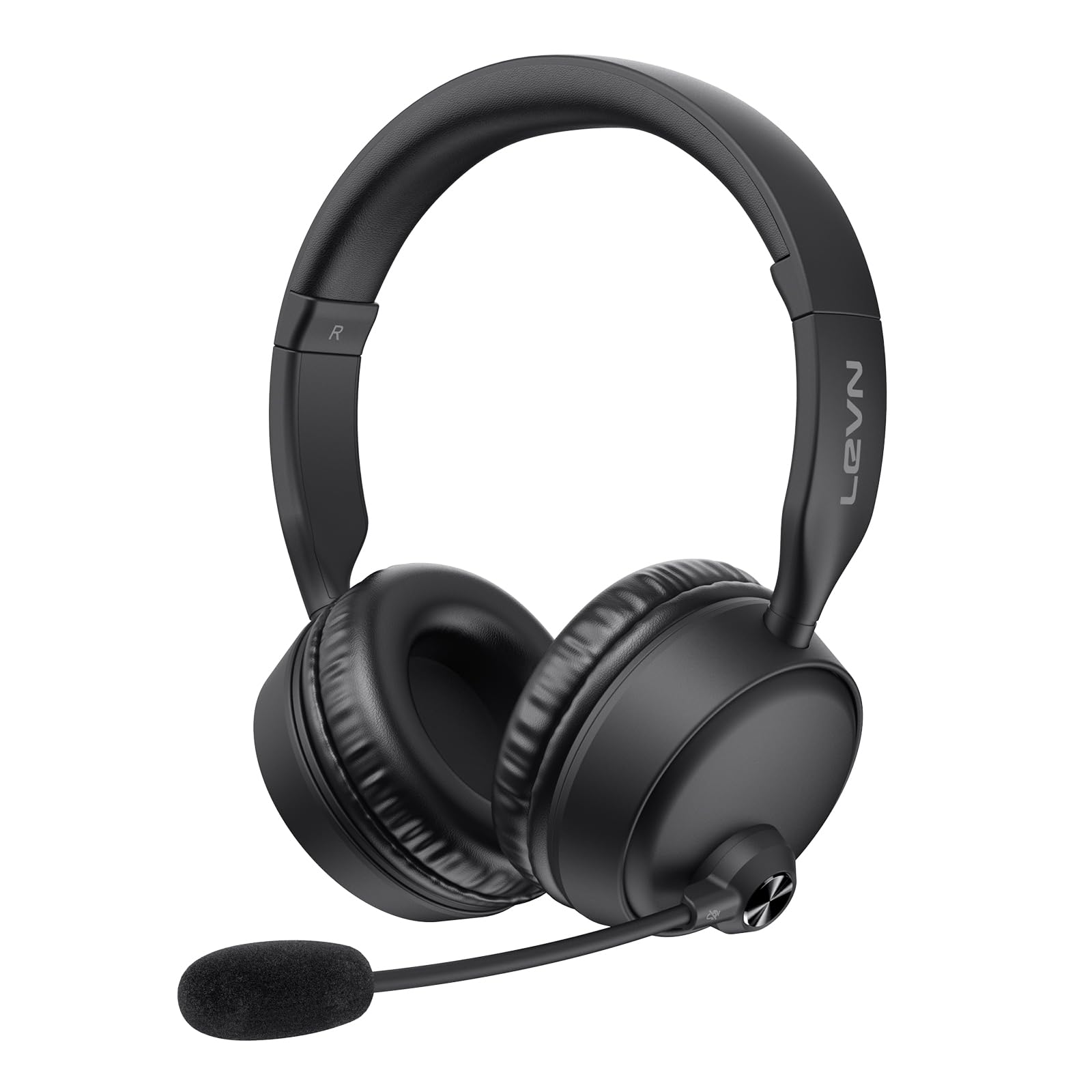 LEVN Bluetooth Headset, Bluetooth Headphones with AI Noise Cancelling ...