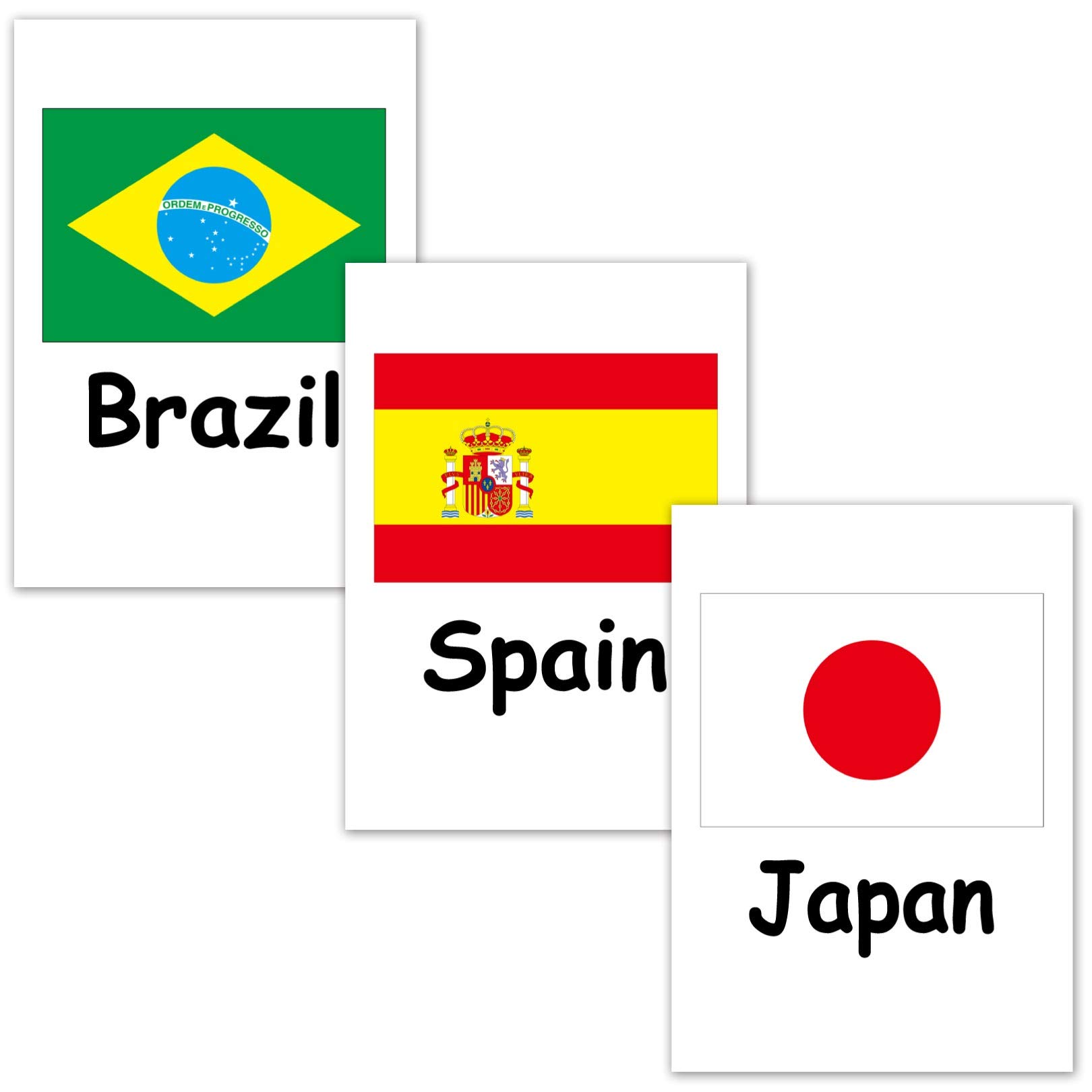 Mua Flash Cards (National Flags) â A4 Size â English Cards.com ...