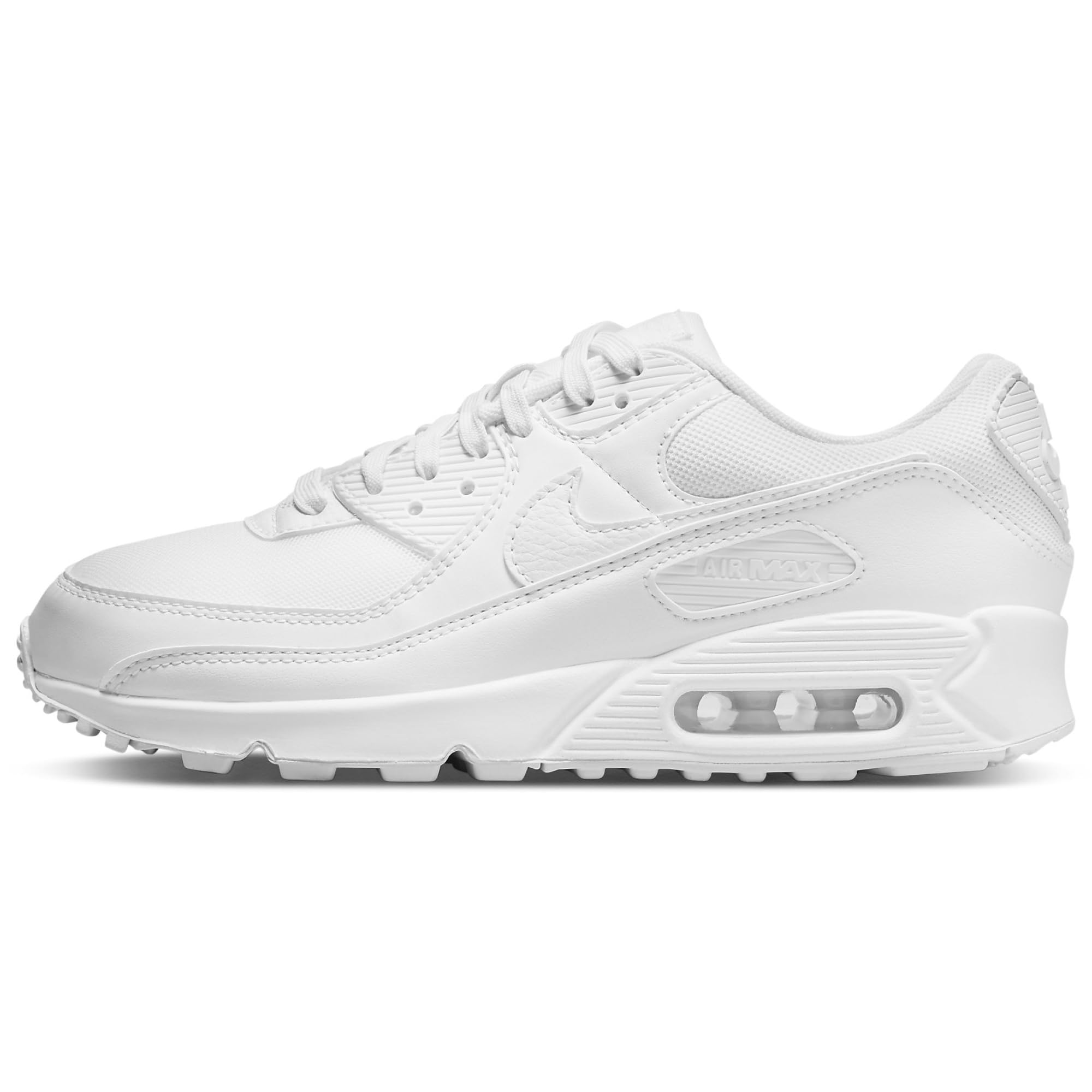 Nike Air Max 90 Women's Sneaker's, White/White/White, Size 9 for sale ...