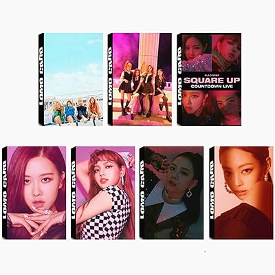 Buy 7 Pack240 Pcs KPOP BLACKPINK Lomo Card JISOO, JENNIE ROSE, LISA ...