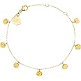 Amazon.com: Purelei® Malihini Coin Bracelet (18K Gold plated) – Elegant, Playful Women's ...