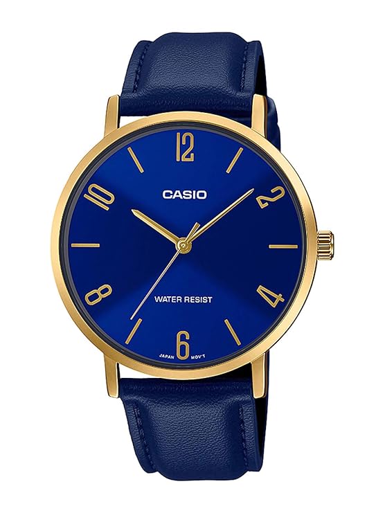 Buy Casio Enticer Men Blue Dial Men's Watch MTP-VT01GL-2B2UDF(A1820) at ...