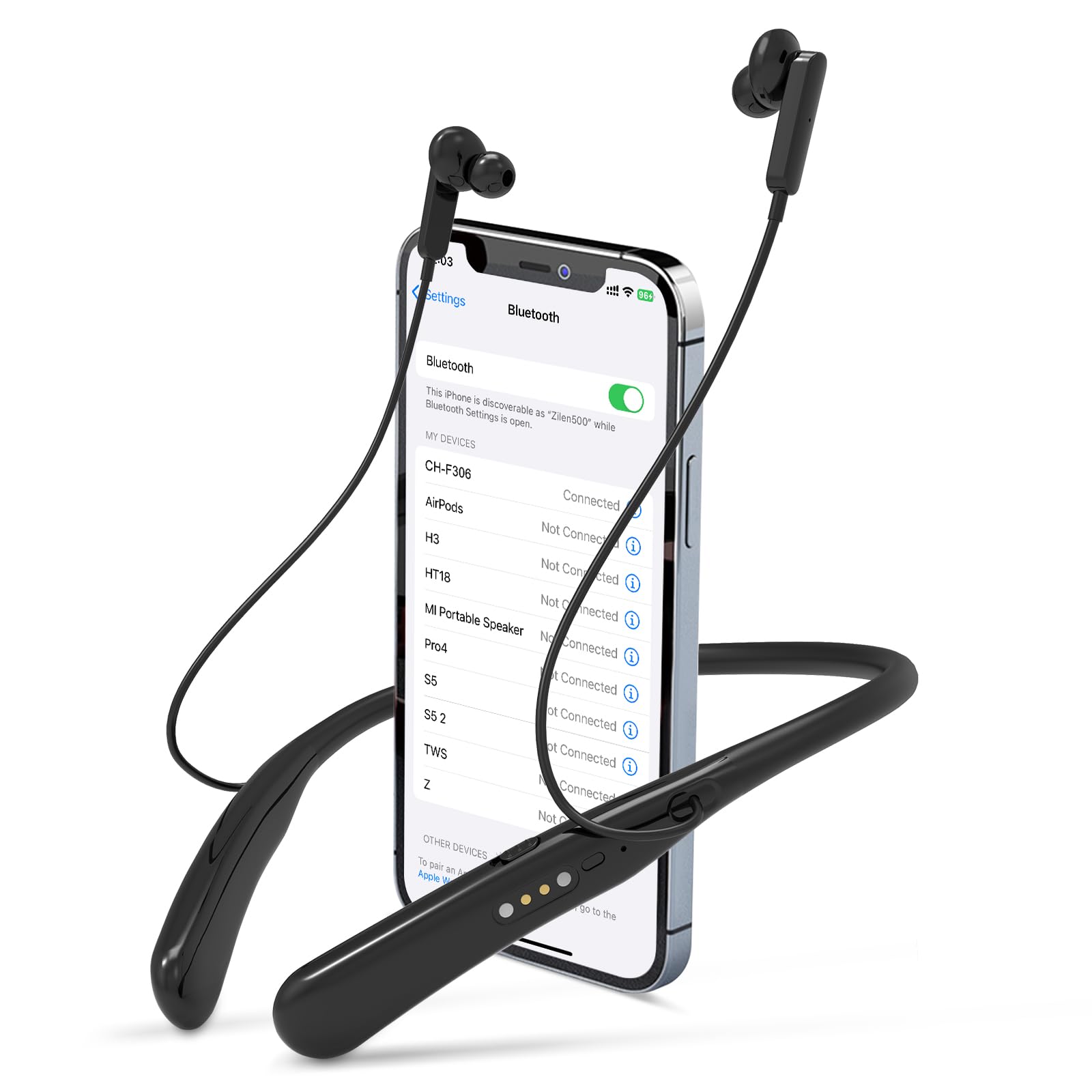 Mua Neckband Bluetooth Hearing Aids Otc Hearing Amplifier Rechargeable ...