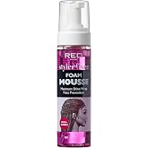 Amazon.com: Red by Kiss Foaming Mousse, Maximum Shine Wrap Mousse ...