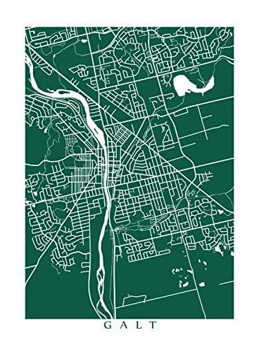 Amazon.com: Galt Map Print: Handmade