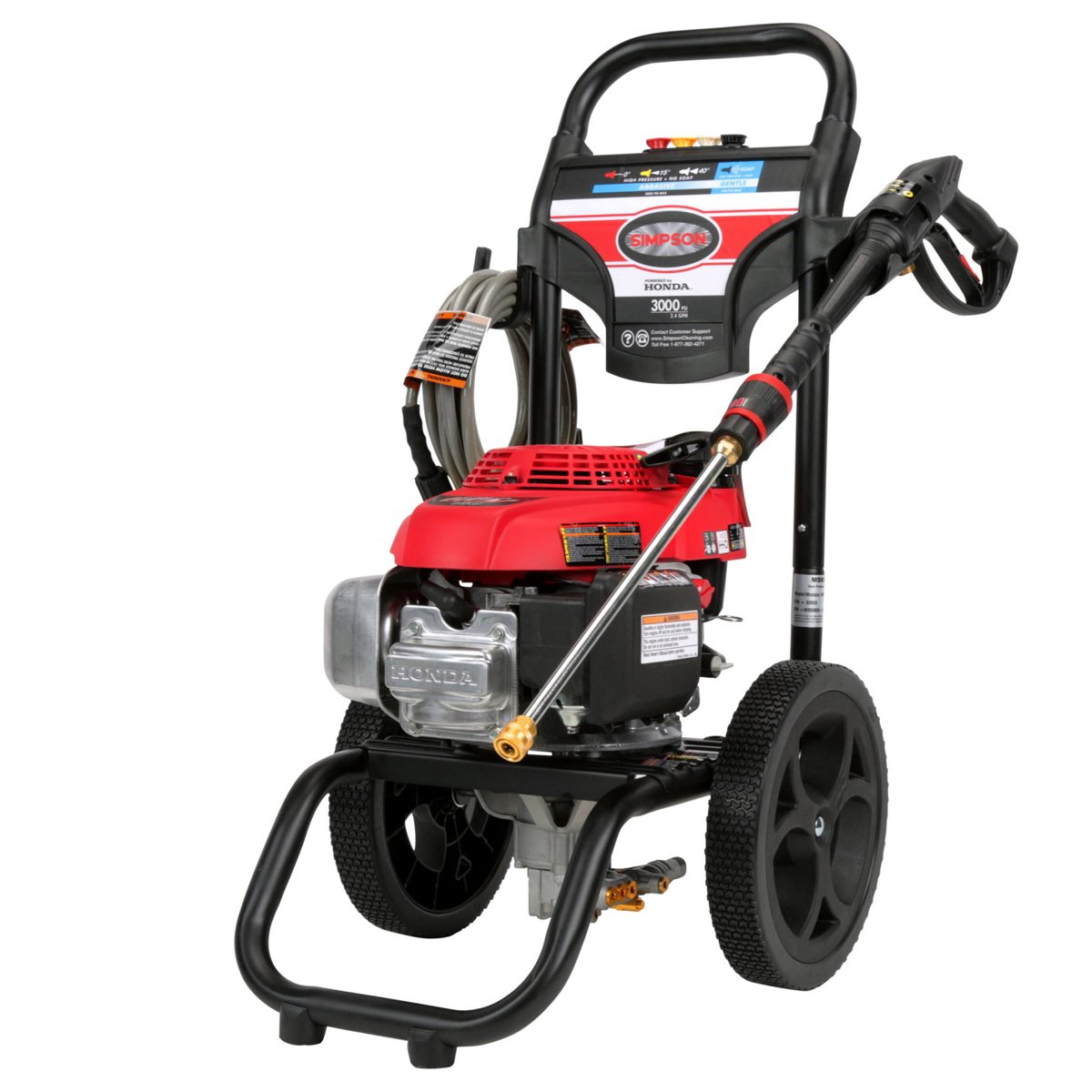 SIMPSON 3000 PSI Megashot Premium Residential Series Pressure Washer a ...