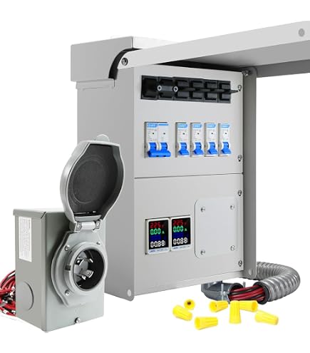 Manual Transfer Switch , 30A , 10 Generator Transfer Switch