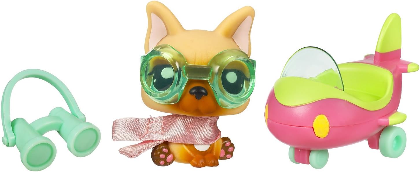 FRENCH BULLDOG DOG #1847 Authentic Littlest Pet Shop Hasbro LPS Toys ...