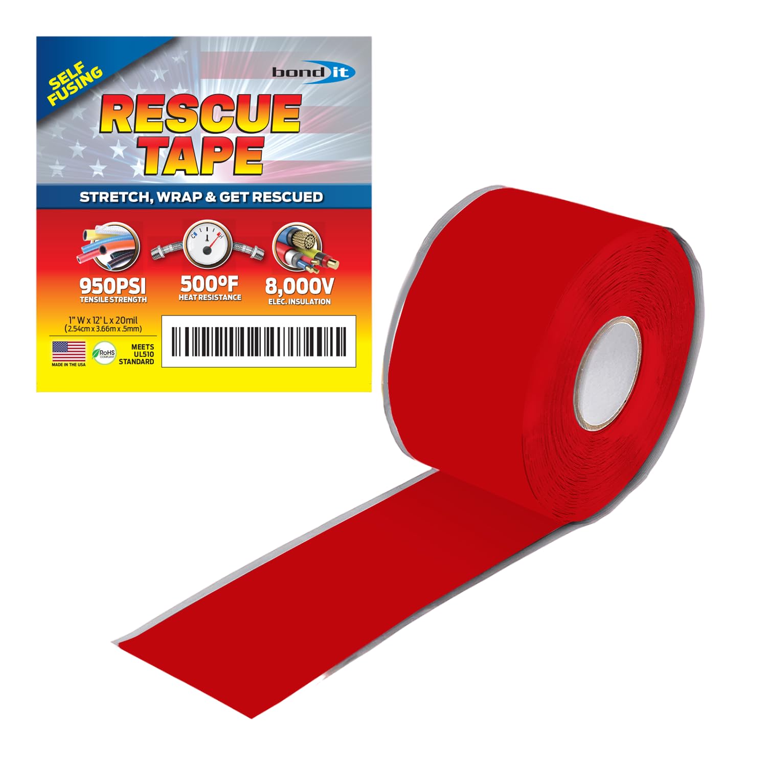 Mua Bond It Rescue Tape, Self-Fusing Silicone for Emergency Plumbing ...