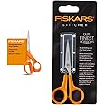 Amazon.com: Fiskars Original Orange Handled Ergonomic Stainless Steel ...