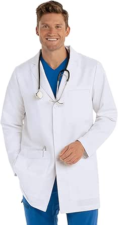 Amazon.com: Grey's Anatomy Lab Coat for Men – Professional Full Length ...