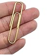 Amazon.com : HAHIYO Paper Clips Large 2 inches Length Gold Paperclips ...