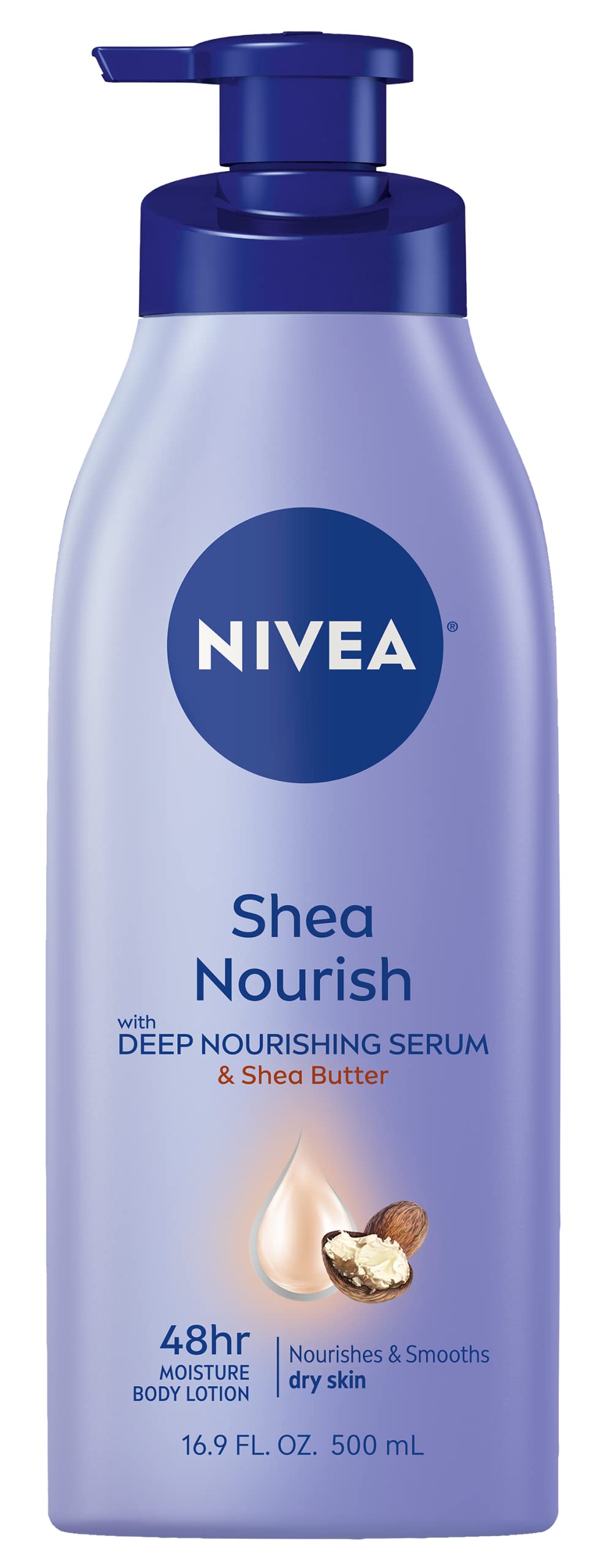 Mua NIVEA Shea Nourish Body Lotion, 48-Hour Moisturizing Shea Butter Lotion for Dry Skin with ...
