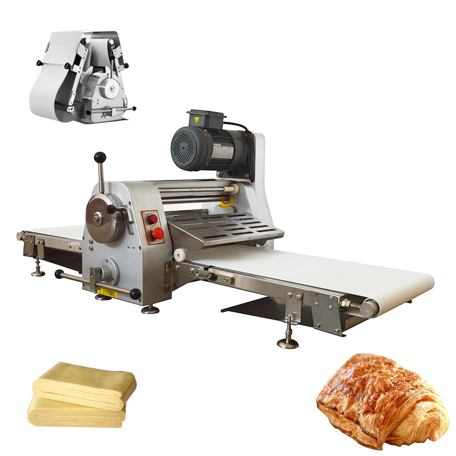 Mua HayWHNKN Dough Sheeter Reversible Countertop Dough Sheeter Dough ...