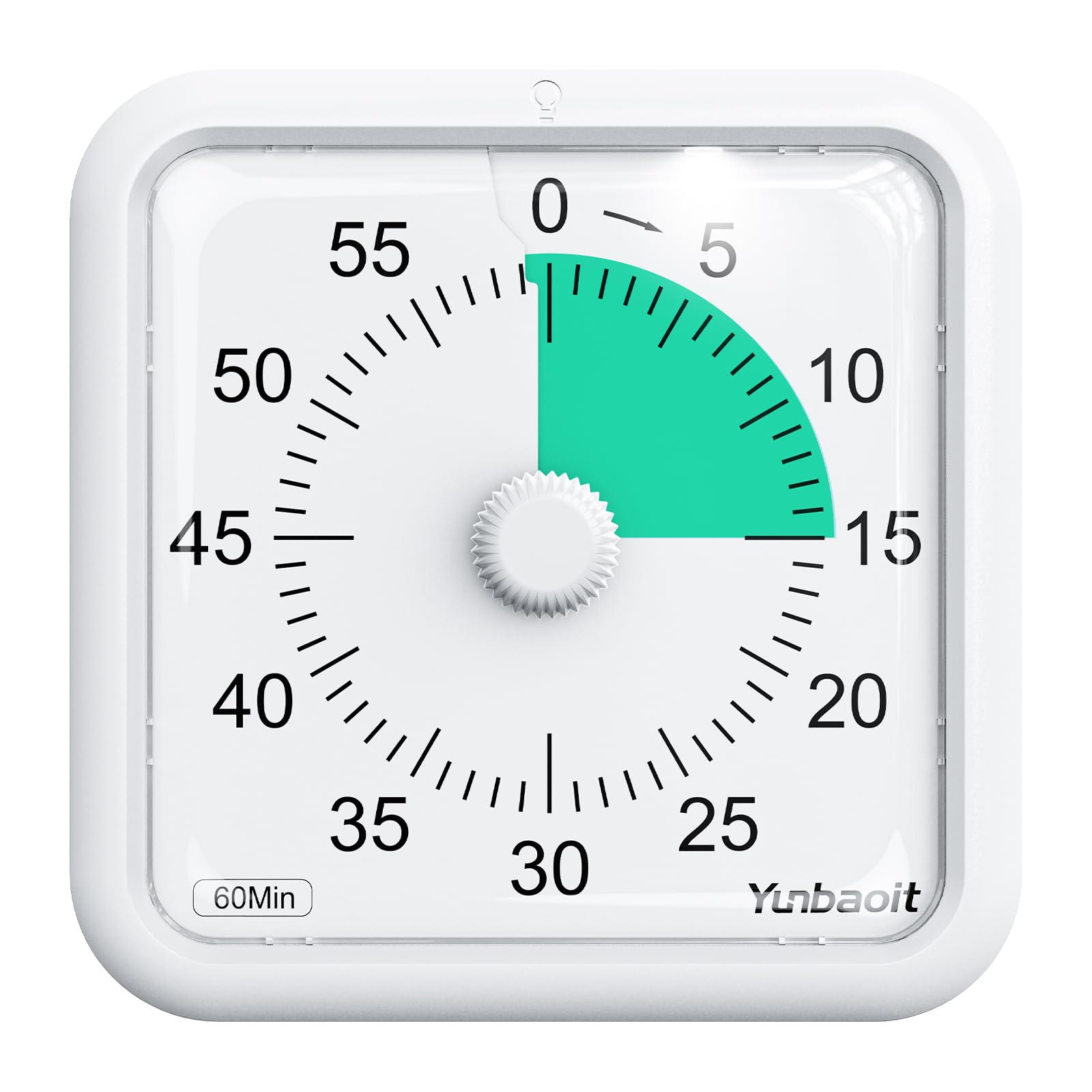 Yunbaoit 16cm Countdown Visual Timer with Optional Alert Modes, 60 ...