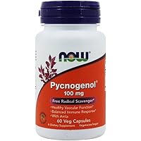 Amazon.com: NOW Foods - Pycnogenol 100 mg. - 60 Vegetarian Capsules ...