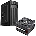 Amazon.com: Zalman T6 ATX Mid Tower PC Case + GigaMax 600W 80+ Bronze ...