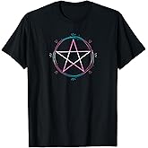 Amazon.com: Transgender Pentagram Wiccan Pagan Trans Pride Flag Boho T ...