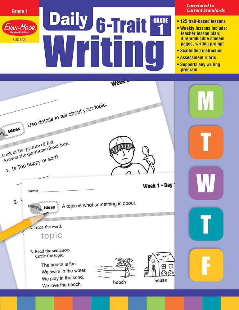 Mua Evan-Moor Daily 6-Trait Writing, Grade 1, Homeschool and Classroom ...