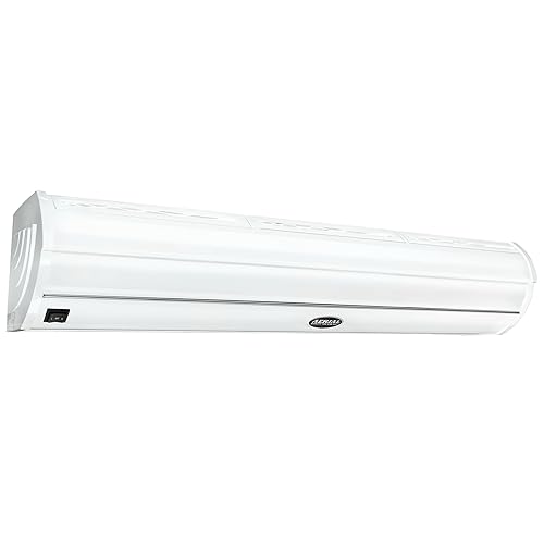 DuraSteel Wall Mounted Air Curtain Fan - White 48 Inch Air Door - UL ...