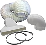 HDIUK 3m portable Air Conditioner venting duct hose extension kit ...