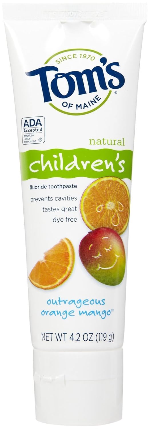 Tom’s of Maine Toothpaste, Fluoride-Orange/Mango – BigaMart