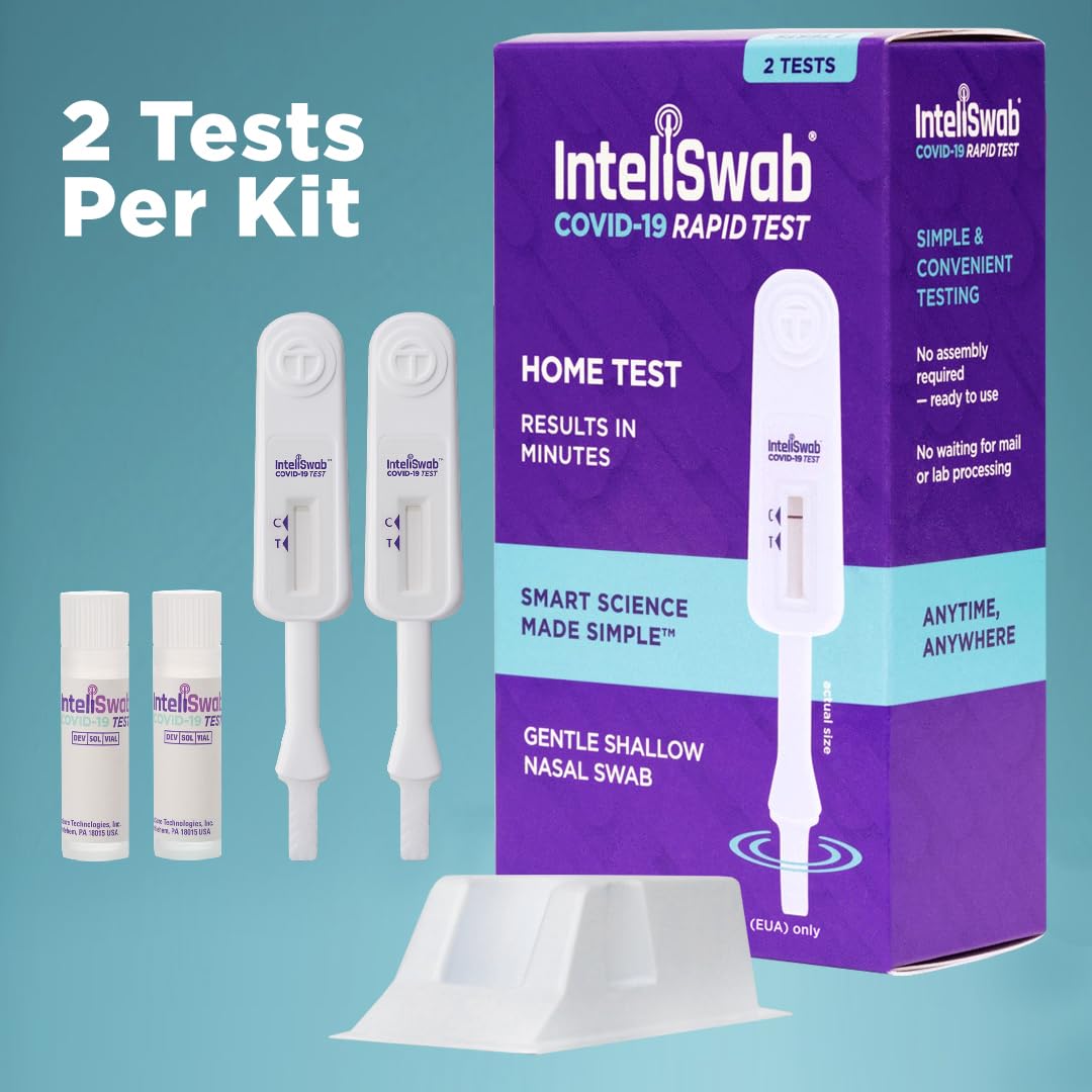 Mua InteliSwab COVID-19 Rapid Test, 1 Pack, 2 Tests Total, Simple to ...
