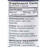 Amazon.com: Twinlab Sodium Selenite, 250mcg, 100 Capsules (Pack of 4): Health & Personal Care