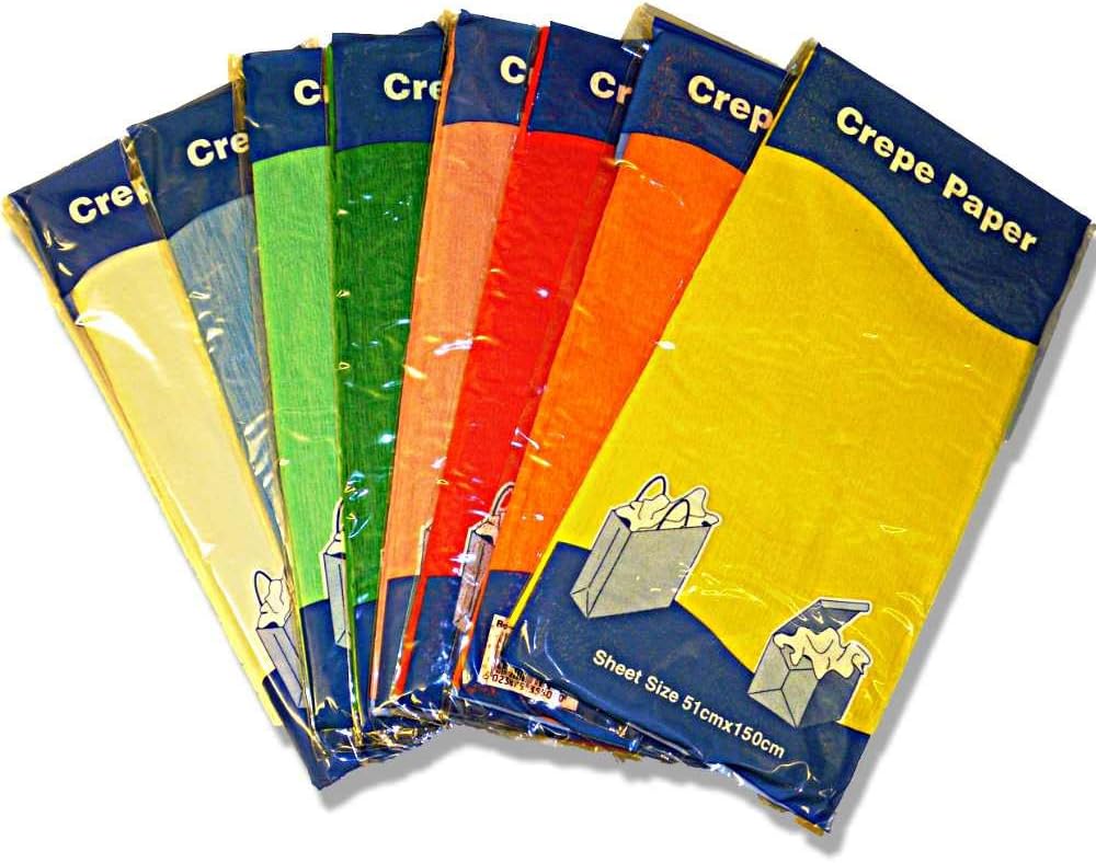 Carta crespa Colori Assortiti DECO 10369 Carta Crespa Confezione 10 ...