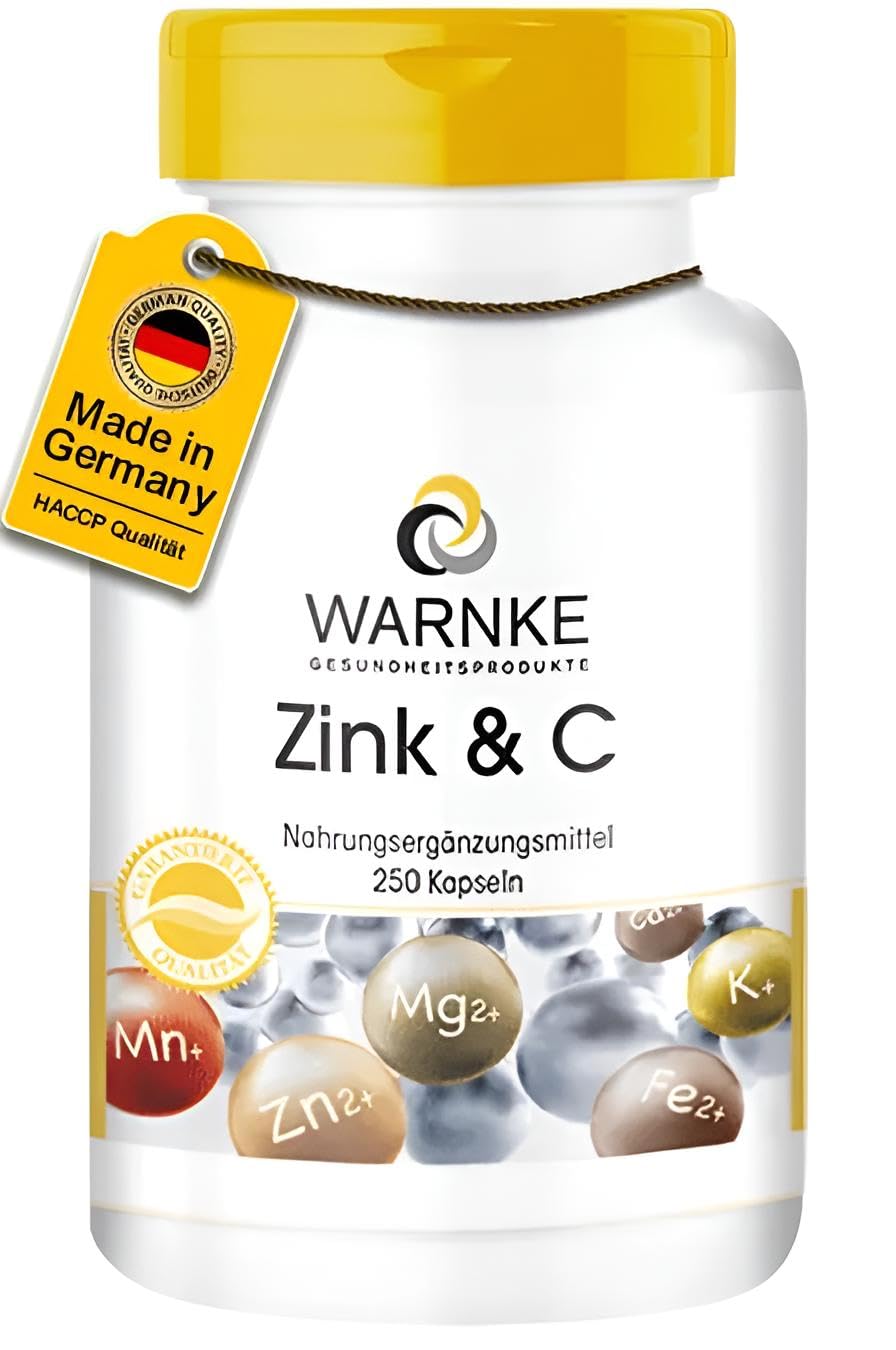 Mua Zink + Vitamin C - 300mg Vitamin C und 5mg Zink pro Kapsel - 250 ...