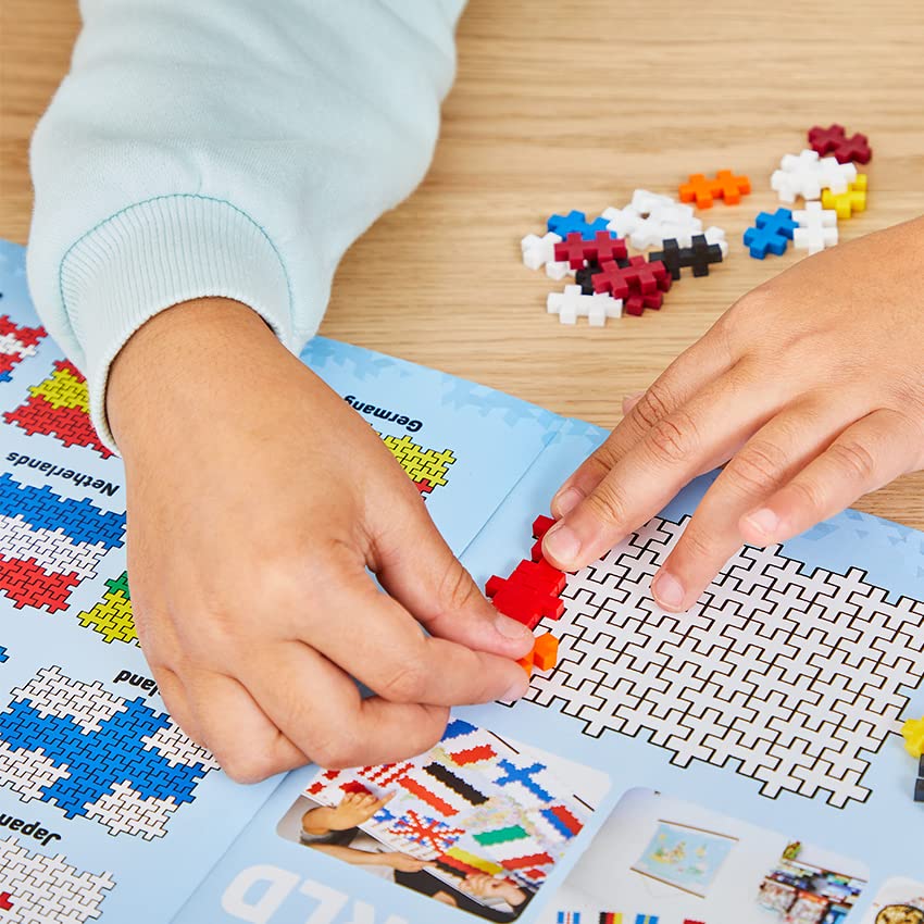 PLUS PLUS - Learn to Build - Flags of The World - 500 Pieces ...