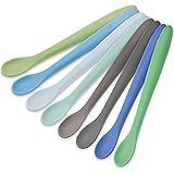 Amazon.com: HANSGO 8PCS Silicone Feeding Spoons, Baby Spoons Silicone ...